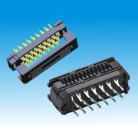 China 1.27mm SCSI Connector All Plastic IDC DIP Female Male With Harpoon Right Angle 1A 500V for sale