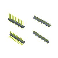China 3.96mm Right Angle Pin Header Single Row 5AMP Straight Au Sn for sale