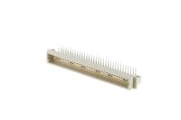 China Male Header DIN 41612 Connector , Right Angle Header Connector Gold Flash for sale