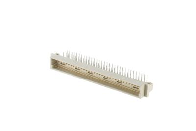 China Male Header DIN 41612 Connector , Right Angle Header Connector Gold Flash for sale