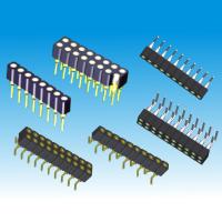 China Gold Plating Machine Pin Header Connector 1.778mm PPS PCB Pin Header 3A for sale
