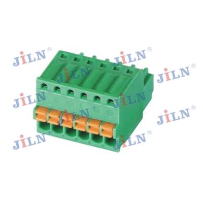 China Green Color 2.5mm Pluggable Terminal Block For Print Circuit Board for sale