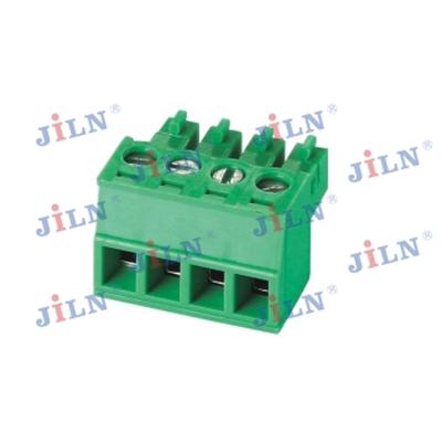 China Green Color 3.50mm or 3.81mm Pitch Pluggable Terminal Blocks Pcb Application for sale