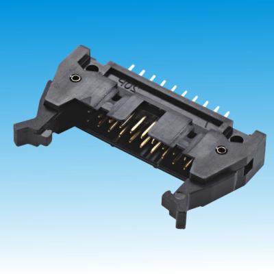 China 2.54mm Pitch Straight Ejector Header Connector Polyester Insulator 1.5A for sale