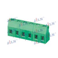 China 7.5mm Pitch Terminal Block Connector Straight JL129 PA66 300V 20A High Precision for sale
