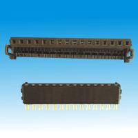 China 2.54mm Pitch IDC Socket Connector Single Row Gold Flash Tray Pack 1.5A for sale