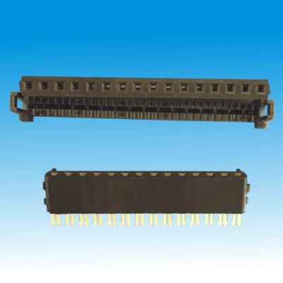 China 2.54mm Pitch IDC Socket Connector Single Row Gold Flash Tray Pack 1.5A for sale