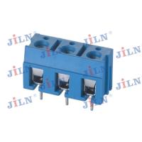 China 5.0mm Pitch Screw Terminal Block Connector 180 Degree Female Header 300V 12A JL305 for sale