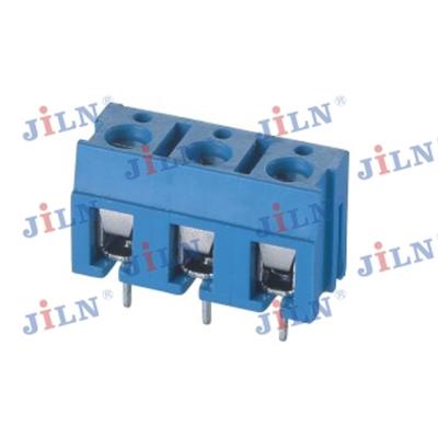 China 5.0mm Pitch Screw Terminal Block Connector 180 Degree Female Header 300V 12A JL305 for sale