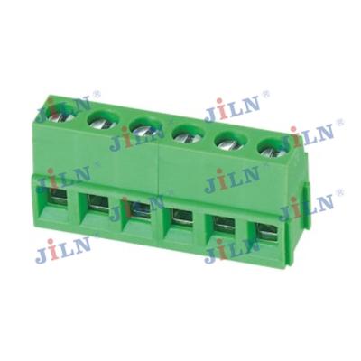 China 5.08mm PCB Terminal Block Female Brass Contact JL500 300V 16A Universal Screw for sale