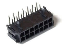 China MX3.0 Wafer Right Angle Header Connector Dual Row Tin Plated LCP Material for sale