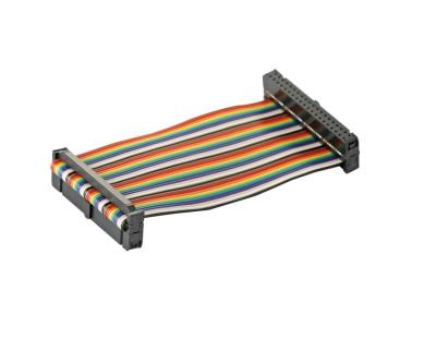 China 64 PIN IDC Socket 28AWG 100mm Flat Ribbon Cable Assembly for sale
