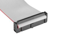 China PBT 2.00mm IDC Socket 28AWG Flat Ribbon Cable Assembly for sale