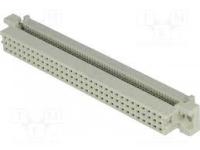 China DIN 41612 IDC Male Header Connector 64P Female Socket 3A 200V for sale