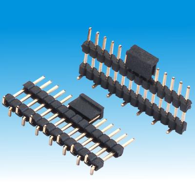 China PA9T SMT 1.27mm 1.0A Spacer Pin Header Connector for sale