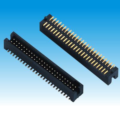 China Brass 1.0AMP 1.27mm H5.4mm Box Header SMT Connector for sale