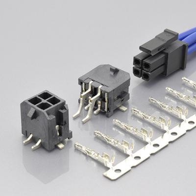 China Dual Row SMT Female Header MX3.0 Wafer Connector With Post for sale
