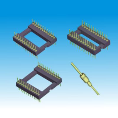 China 1.778mm Pitch DIP 7.4mm Length Machine Pin Headers 2.0A for sale