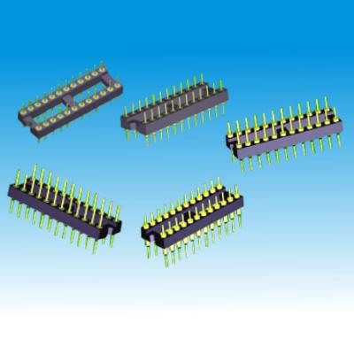 China PPS 1.778 Pin ul94v-O 3.0A IC Socket Male Headers 10mm Length for sale