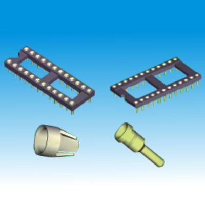 China 7.43mm Length PBT Insulator SMT Male Connector IC Socket 3.0A for sale