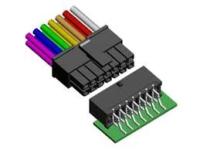 China CeCu Clip Dual Row Male Header Wafer Connector MX3.0 mm for sale