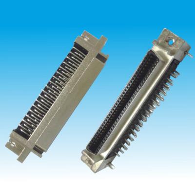 China Tin Plated 36P PC6.7 Straight Female HPCN SCSI Connector Zinc Alloy for sale