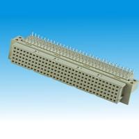 China Five Row 2.54mm DIN41612 Right Angle Male Connector 1AMP For PCB for sale