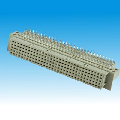 China Five Row 2.54mm DIN41612 Right Angle Male Connector 1AMP For PCB for sale