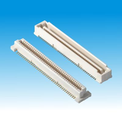China H3.7 Reel PA9T 0.8mm PCB Board to Board Connector 120 Pin White Color for sale
