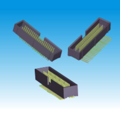 China Right Angle 56P 1.27x2.54 Pitch H5.6 Box Header Connector for sale
