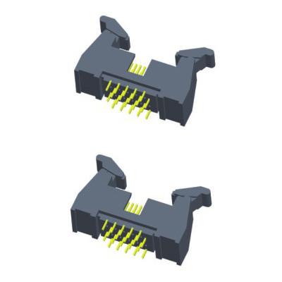 China 1.27x2.54mm 500VAC 3.0AMP Ejector Header Straight Connector for sale