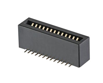 China Female Header 2.00mm Pitch PA9T 40P Card Edge PCB Connector SMT for sale