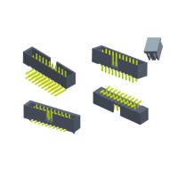 China 2.00mm Brass H5.65 Straight PCB Box Header 1.0AMP for sale