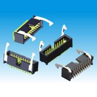 China PA9T 2.54mm PCB Header Connector Right Angle With Metal Hook for sale