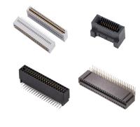 China Gold Plated 1.25mm Pitch PA9T Card Edge Connector 40P Right Angle LCP for sale