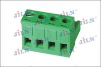 China Pluggable Terminal Block Connector Right Angle DIP 2-12 Pin 5.0mm 5.08mm Female 300V 15A for sale