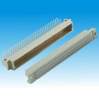 China DIN41612 120P Right Angle Male Connector Three Row PBT for sale