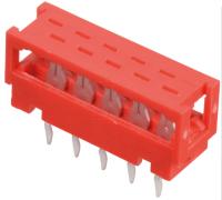 China IDC Soldering PA46 PBT 14 Pin PCB Connector For Cable Assembly for sale