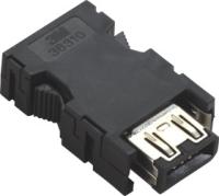 China Molex IEEE 1394 SCSI Connector PA46 10 Pin Servo Drive Plug SM-10P 1A 500V for sale