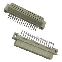 China Middle Row 3x32 Pin 2.54mm Pitch Right Angle Connector DIN41612 for sale
