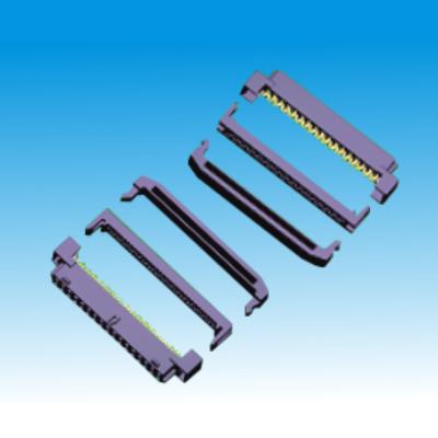 China PA9T LCP IDC Socket Connector 2.00mm 500VAC For PCB Bump for sale