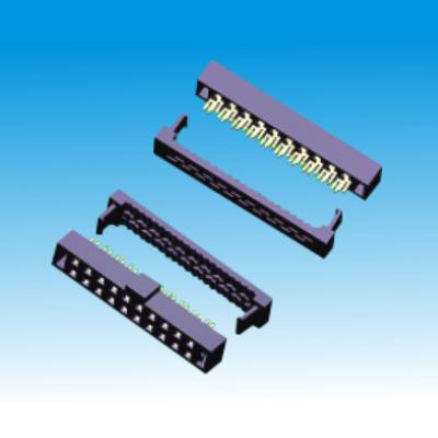 China PA9T 2.00mm IDC Socket Connector S Type Blue 3.0AMP For PCB for sale