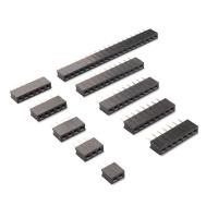 China SIL Pin 2.54mm Pitch Female Header Connector Single Row PA6T for sale