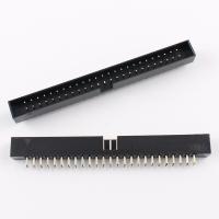 China Male Shrouded PCB IDC Socket Box Header Connector PA6T For Cars for sale