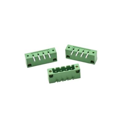 China UL94 V-0 300V 15A Pluggable Terminal Blocks PA66 Dual Row for sale