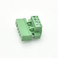 China UL94 V-0 300V 15A Pluggable Terminal Blocks PA66 Dual Row for sale