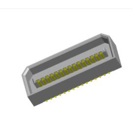 China 0.8mm Pitch Board to Board Connector Male Header 2.8mm Height 30P LCP Gold Plated for sale