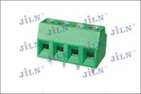 China Green JL124D 3.96mm Pitch PCB Terminal Block Brass 150V 10A Screw Connector for sale