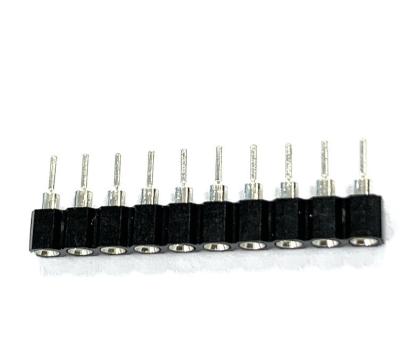 China H3.0 2.54mm PPS PCB Round Female Header 1*N Pin Single Row for sale