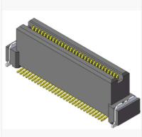 China Floating Board to Board Connector H7.6 0.635mm Pitch Male Header LCP Gold Plated SMT for sale